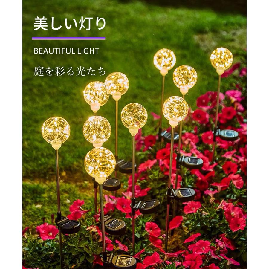 透明ボール型 ソーラーライト ガーデンライト 2個セット イルミネーション 差し込み式 埋め込み式 屋外 電気代ゼロ LED 全天候対応 防水 A159 : 駿華堂Yahoo!店 - 通販 ...