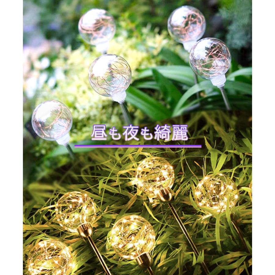 透明ボール型 ソーラーライト ガーデンライト 2個セット イルミネーション 差し込み式 埋め込み式 屋外 電気代ゼロ LED 全天候対応 防水 A159 : 駿華堂Yahoo!店 - 通販 ...