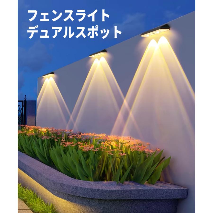 ソーラーライト 2個セット フェンスライト デュアルLED 照明器具 ガーデンライト 自動点灯 デッキライト 防水 ソーラーランプ A154 : 駿華堂Yahoo!店 - 通販 - Yahoo ...