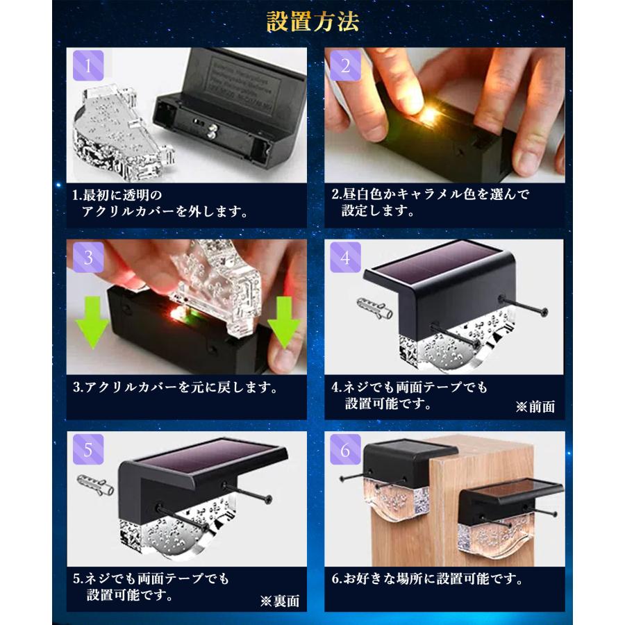 ソーラーライト 2個セット 波形 バブル フェンスライト 照明器具 ガーデンライト 階段 暖色 キャラメル色 屋外 自動点灯 デッキライト 防水 LED（A124） : 駿華堂Yahoo!店 ...