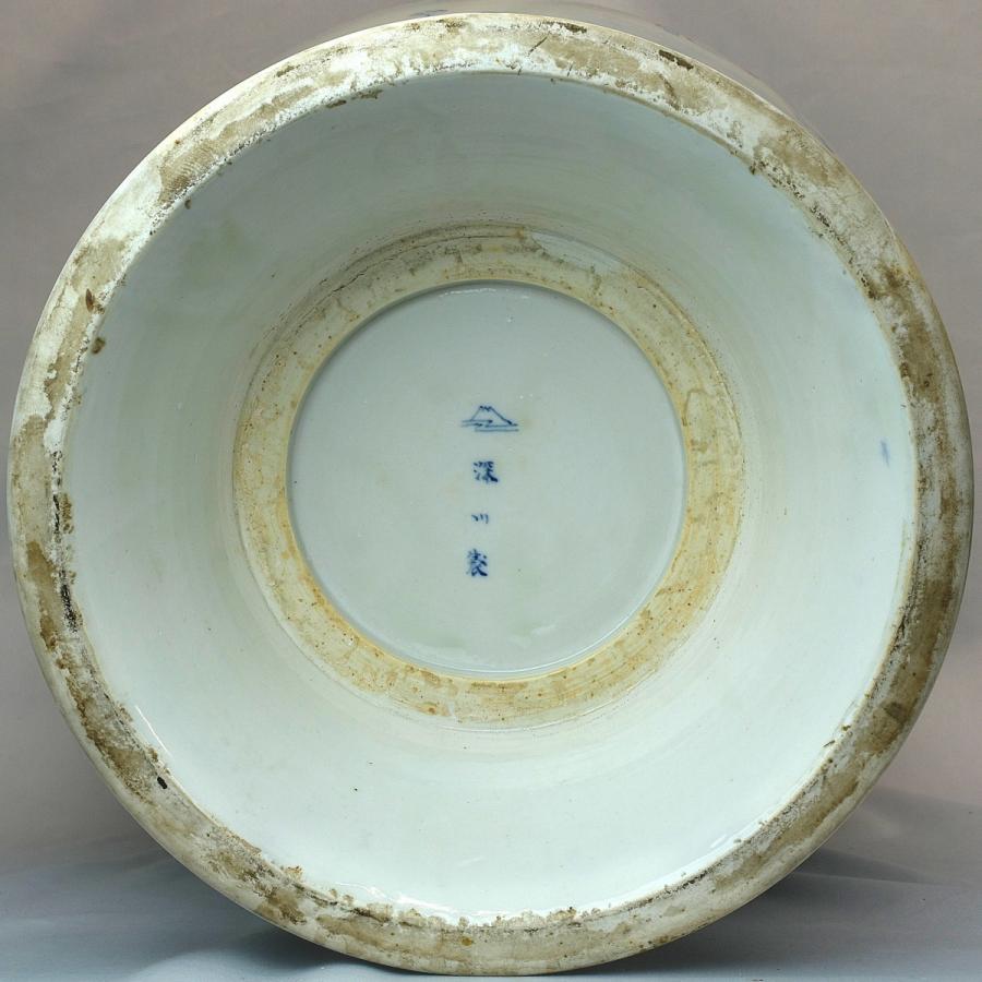 【趣楽】 希少 時代 オールド深川製磁 鳥獣戯画図大花瓶 高さ59，5cm 重量19，6kg 本物保証 S1811 : 趣楽堂 ヤフーショッピング店 - 通販 - Yahoo!ショッピング