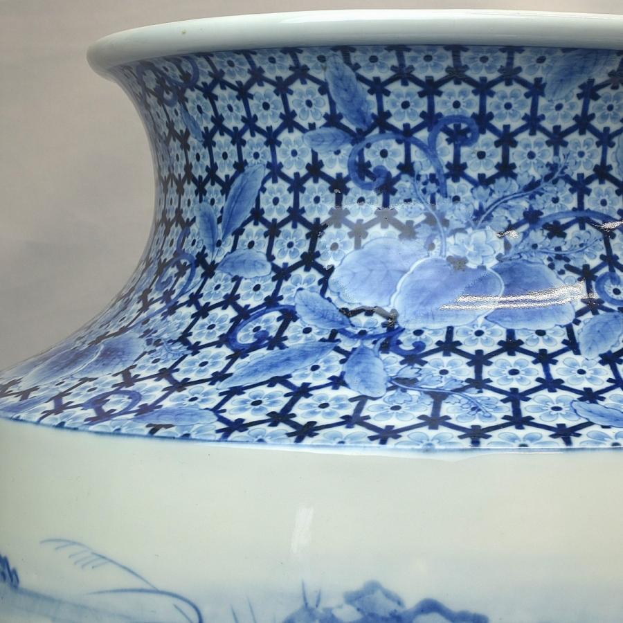 【趣楽】 希少 時代 オールド深川製磁 鳥獣戯画図大花瓶 高さ59，5cm 重量19，6kg 本物保証 S1811 : 趣楽堂 ヤフーショッピング店 - 通販 - Yahoo!ショッピング