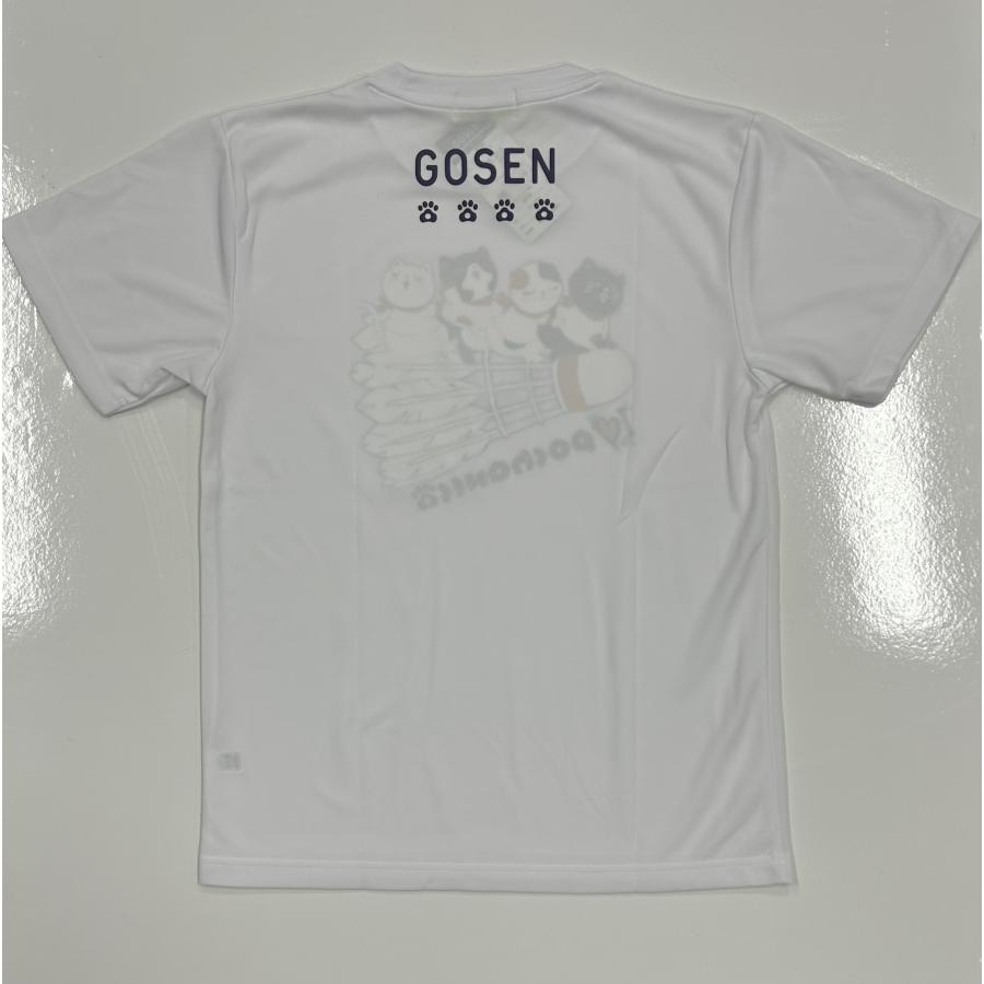 GOSEN 【限定品】GOSEN ゴーセン Tシャツ ぽちゃ猫2024年冬モデル NPT63 : taimosports - 通販 - Yahoo!ショッピング