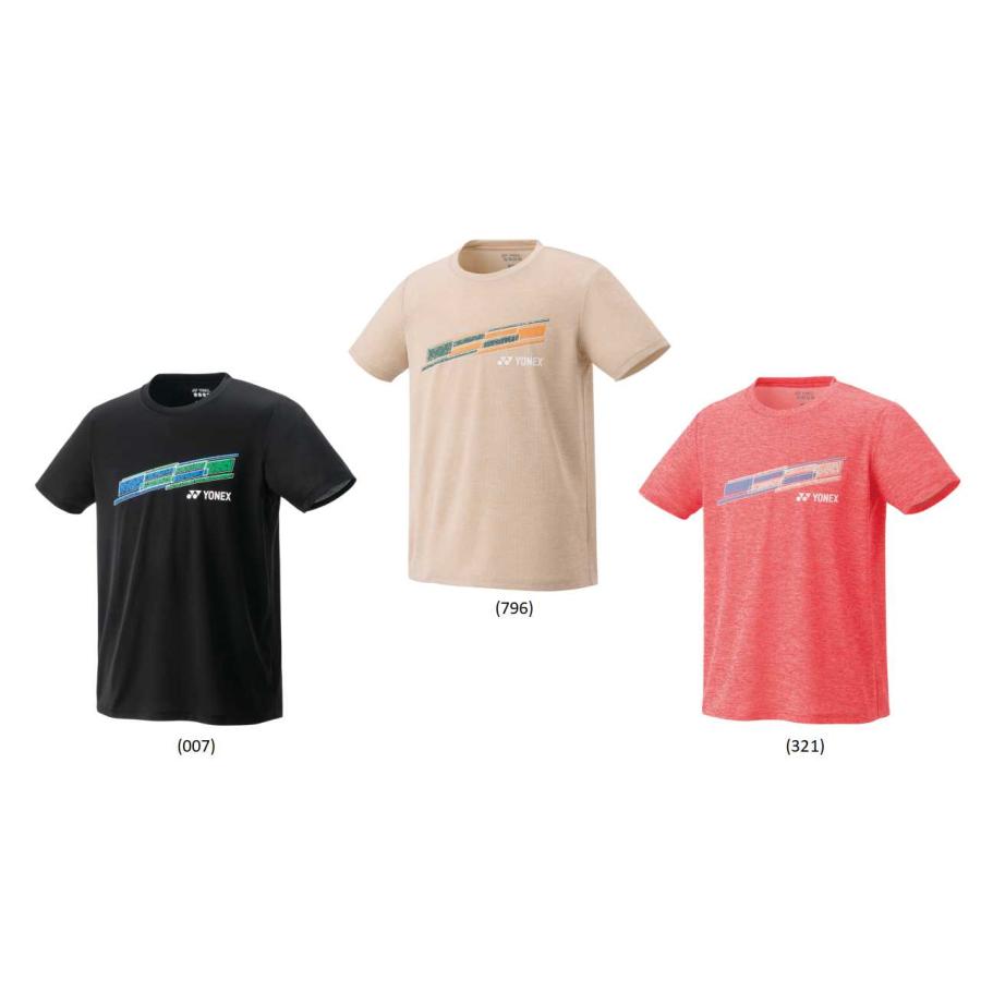 ヨネックス バドミントン ウェア YONEX UNI ドライTシャツ(フィットスタイル) 16810 2025SS 2025春夏カタログ商品 : yonex-16810 : シャトルスタジオ ...