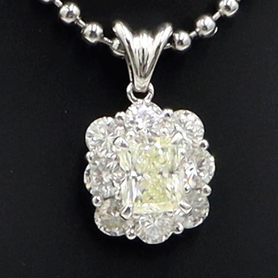 Pt900ダイヤモンドペンダントトップ D1.035ct 1.20ct サイズ縦16.4mm・横11.0mm・厚さ6.0mm 重量2.69g(石の重量含む) レディース（中古） : 秀和堂 ...