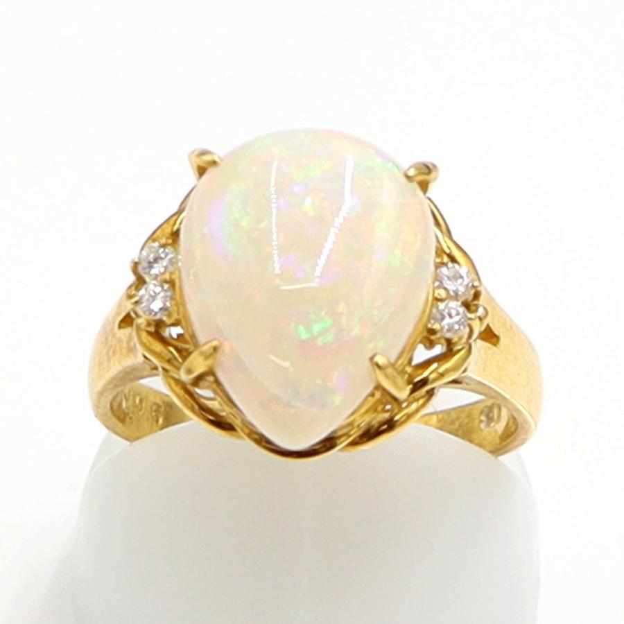 K18オパールダイヤモンドリング OP3.60ct D0.06ct リングサイズ12.5号 重量5.25g(石の重量含む) オパール ダイヤモンド レディース（中古） : 秀和堂 - 通販 ...