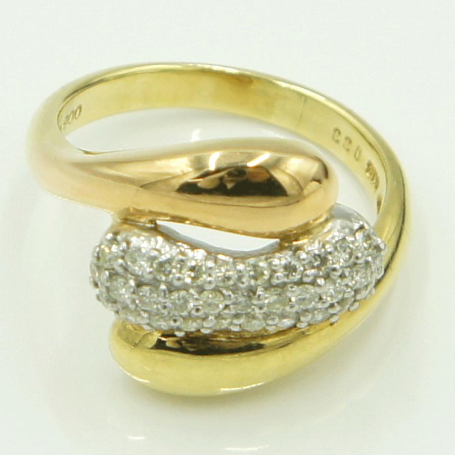 K18/Pt900ダイヤリング D0.33ct リングサイズ11号 重量5.52g(石の重量含む) レディース（中古） : 秀和堂 - 通販 - Yahoo!ショッピング