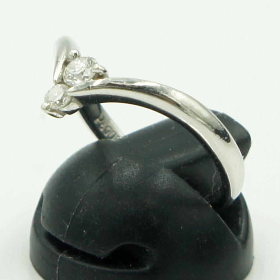 Pt900ダイヤモンドリング D0.20ct リングサイズ15号 重量4.25g(石の重量含む) レディース（中古） : 秀和堂 - 通販 - Yahoo!ショッピング