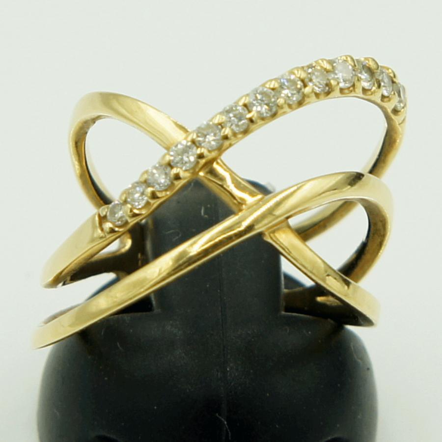 K18ダイヤモンドリング D0.25ct リングサイズ12号 重量4.92g(石の重量含む) レディース（中古） : 秀和堂 - 通販 - Yahoo!ショッピング