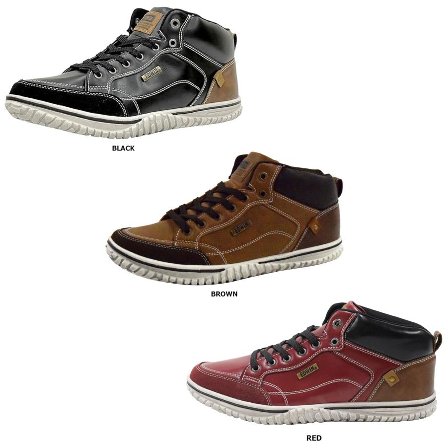 エドウィン EDWIN 防水ハイカットスニーカー EDW-7859 EDW7859 : SPORTS HEROZ - 通販 - Yahoo!ショッピング