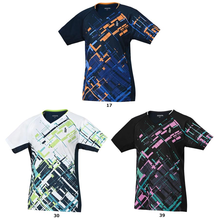 GOSEN ゴーセン レディース ゲームシャツ T2521 : SPORTS HEROZ - 通販 - Yahoo!ショッピング