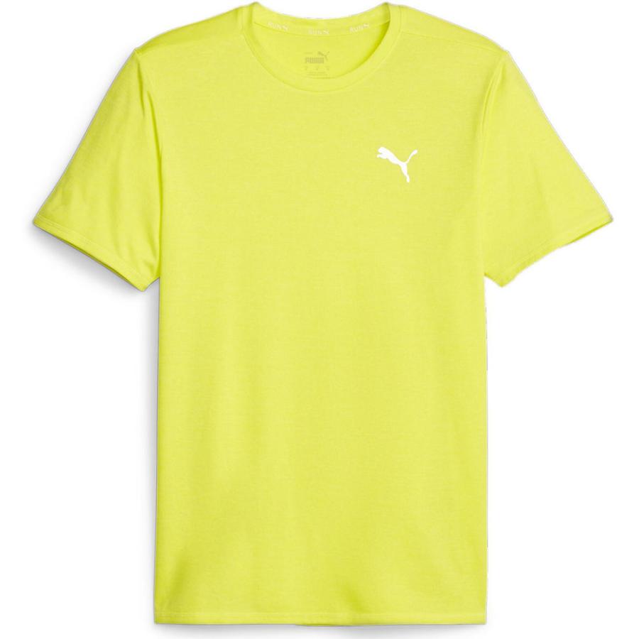 PUMA プーマ ラン フェイバリット RUN FAVORITE ヘザー SS Tシャツ M メンズ トップス Tシャツ 半袖 ワンポイント ...