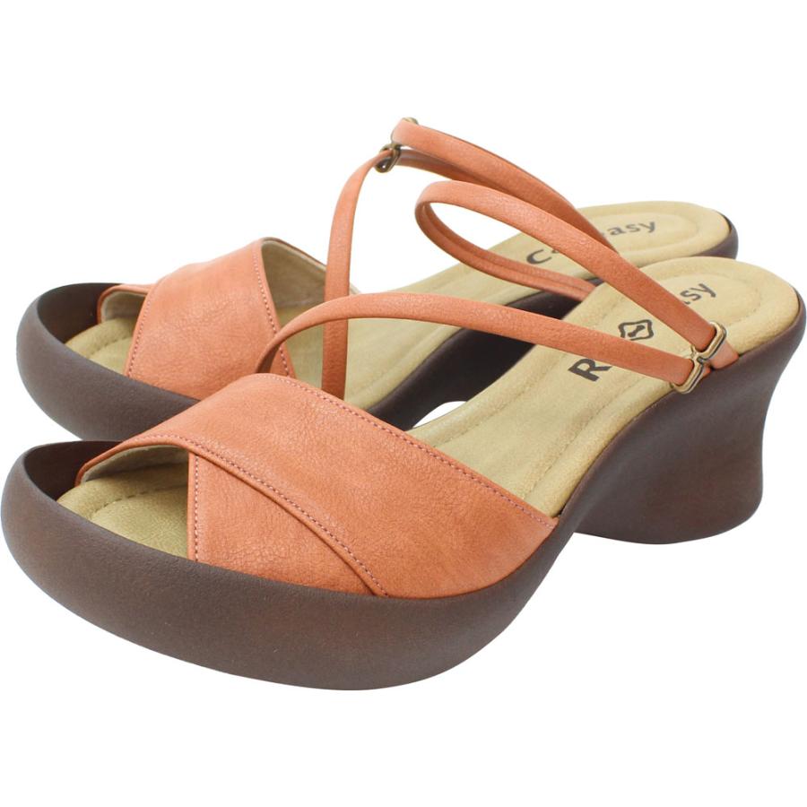 RegettaCanoe リゲッタカヌー RegettaCanoe レディースサンダル CJFH−807 CJFH807 コーラル :RGT ...