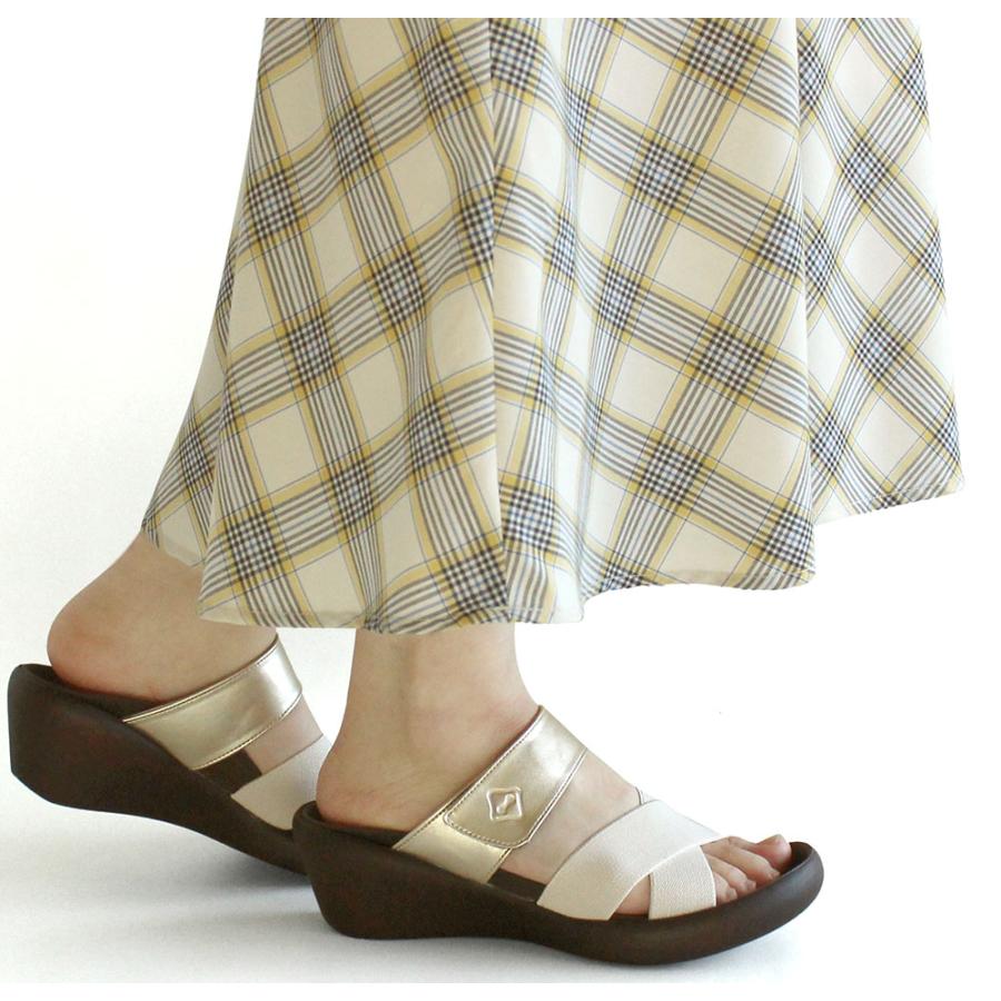 リゲッタカヌー RegettaCanoe RegettaCanoe リゲッタカヌー CJLW-5524a クロスベルトウェッジサンダル CJLW5524A GLD : rgt ...