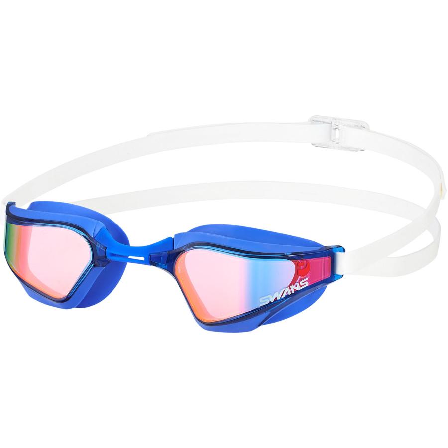 SWANS スワンズ レーシングクッション付き スイミングゴーグル MITミラータイプ SR-72MITPAFAB SR72MITPAF ...