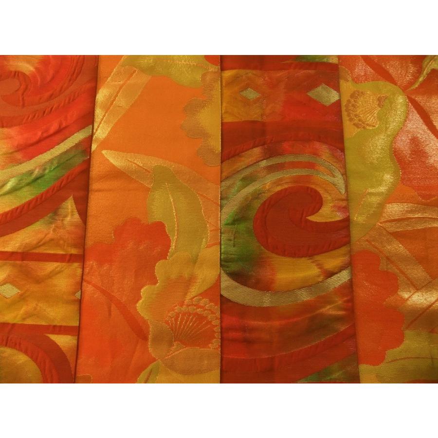 16)1541】41×54.5・正絹・豪華テーブルマット・花と渦/帯リメイク :a16a-1541:峯風堂 - 通販 - Yahoo!ショッピング