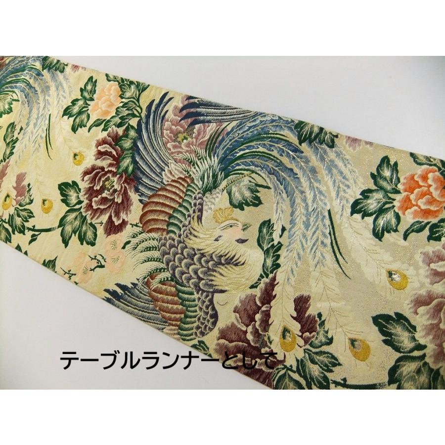 16)2225】194cm/アンティーク帯・鳳凰文様/タペストリー・テーブルランナー/和風/帯リメイク/日本のお土産 : 峯風堂 - 通販 - Yahoo!ショッピング