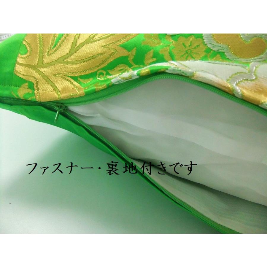【k-031】45×45cm用/クッションカバー/正絹・帯のリメイク品 :k-031:峯風堂 - 通販 - Yahoo!ショッピング