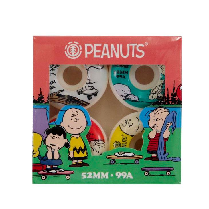 ELEMENT PEANUTS SQUAD WHEELS エレメント ピーナッツ スクワッド ウィール スケートボード スケボー SK8 ...