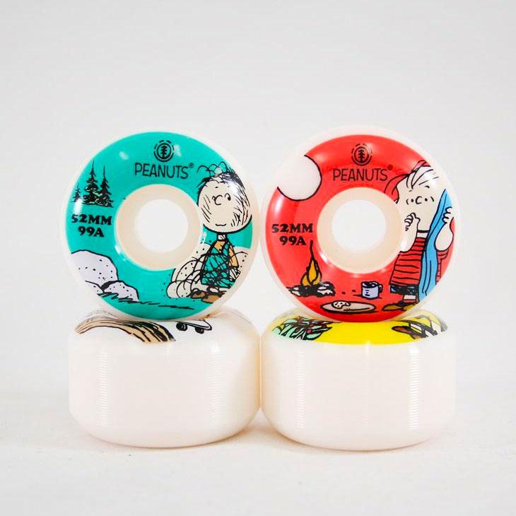 ELEMENT PEANUTS SQUAD WHEELS エレメント ピーナッツ スクワッド ウィール スケートボード スケボー SK8 ...