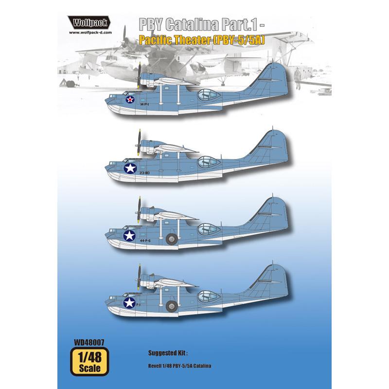 ウルフパックデザイン WOLWD48007 1/48 PBY カタリナ Part.1 太平洋戦域 (PBY-5/5A) :4589913302006:しえいかんYahoo!店 - 通販 ...