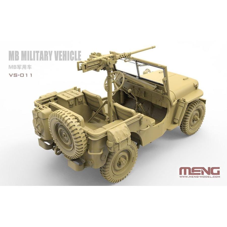 モンモデル MENG Model 1/35 VS-011 米ウィリスMB小型軍用車(機銃二種付属) : しえいかんYahoo!店 - 通販 ...