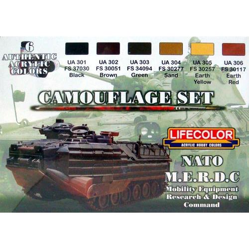LIFECOLOR CS-02 NATO M.E.R.D.C 6色セット : しえいかんYahoo!店 - 通販 - Yahoo!ショッピング