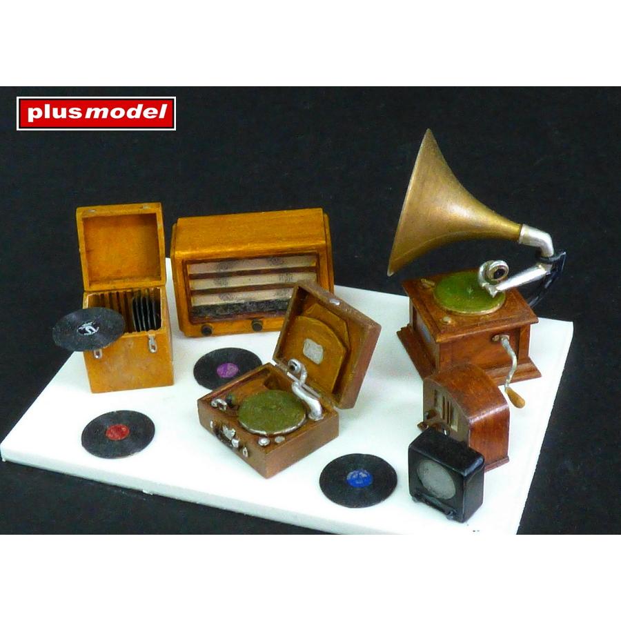 プラスモデル Plus Model 1/35 266 蓄音機/ラジオ/レコードセット : しえいかんYahoo!店 - 通販 - Yahoo!ショッピング