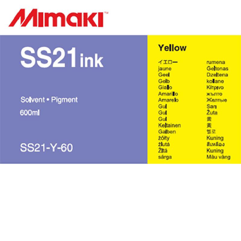 ミマキエンジニアリング インク Mimaki SS21 SS21-Y-60 イエロー (600mlパック) 看板 サイン : 看板のサインシティ Yahoo!店 - 通販 - Yahoo!ショッピング