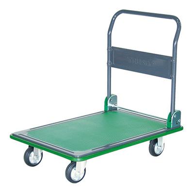 トラスコ TRUSCO オレンジブック 業務用 プレス製運搬車 ハイグレード運搬車 折りたたみハンドル 301EBN 336-4038 ...