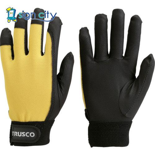 TRUSCO中山 トラスコ中山 TRUSCO オレンジブック 保護具 作業用品 PU薄手手袋エンボス加工 イエロー LL TPUM-Y-LL ...
