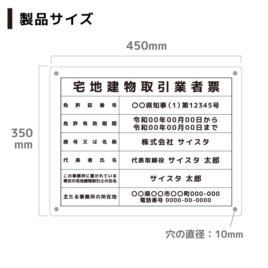 宅地建物取引業者票 デザインパターンver 看板 標識 宅建 建築 宅地建物 アクリル おしゃれ ウッド ヴィンテージ シンプル ｜ デザイン：E001 木目調 : elice-ptn ...