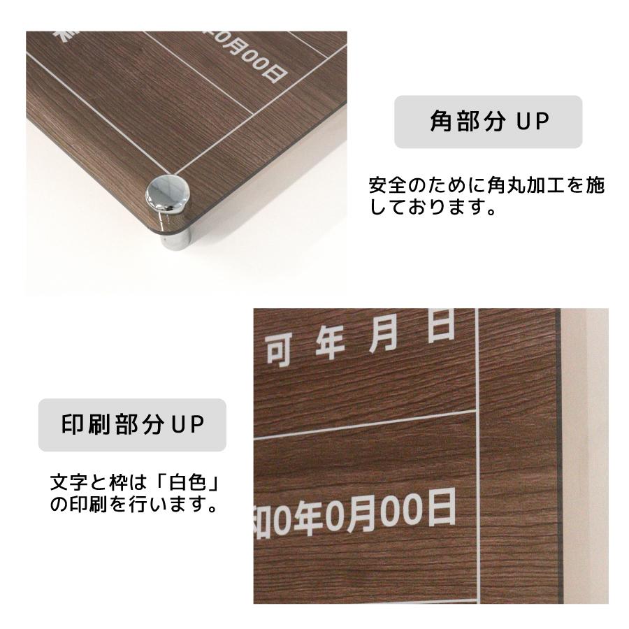 サインスタイル 宅地建物取引業者票 令和7年4月改訂版 デザインパターンver 看板 標識 宅建 建築 宅地建物 アクリル おしゃれ ヴィンテージ ｜ デザイン：E003 外枠なし 木目調 ...
