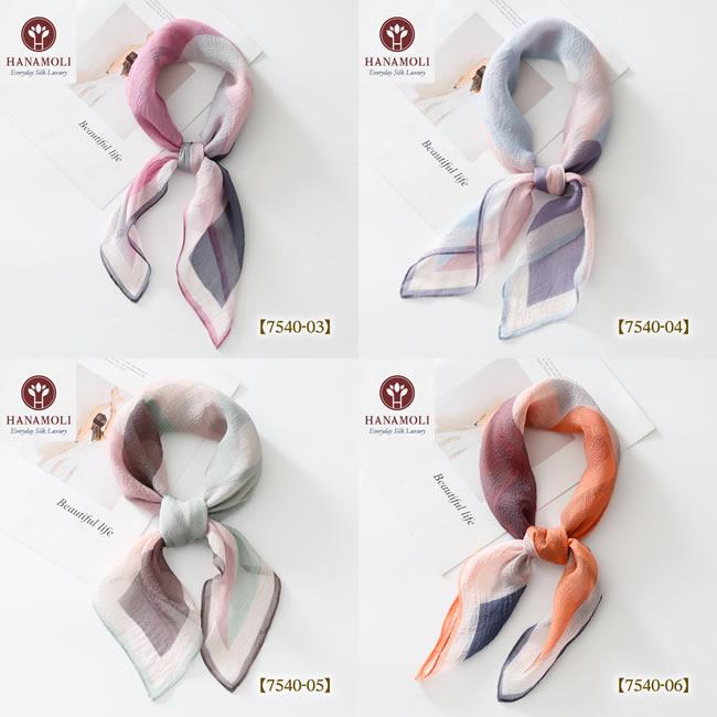 41%OFF【エレガントな色使い】シルク100%シフォンスカーフ【4カラー】7540 : シルク絹物語しらはた Yahoo!店 - 通販 - Yahoo!ショッピング