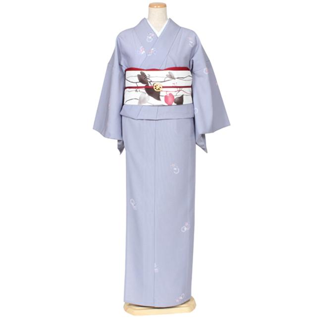 着物 小紋 四君子 万筋 きもの 和音-WAON- 公式 | キモノ kimono 普段着 洗える着物 レディース プレタ着物 単衣 仕立て上がり レトロ モダン : 絹生活研究所 公式 ...