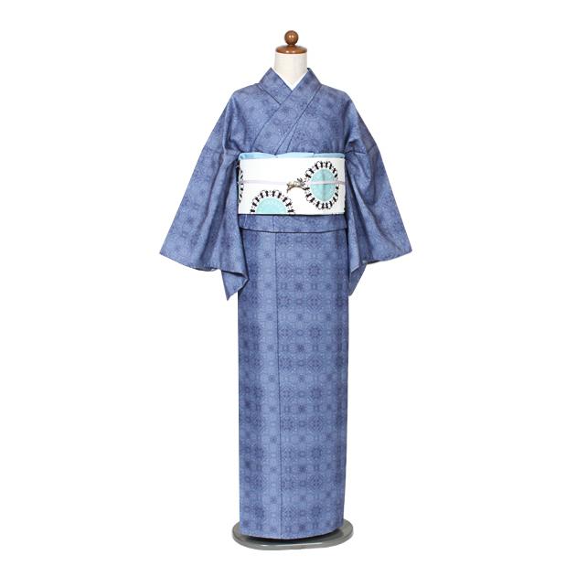 着物 小紋 アラベスク きもの 和音-WAON- 公式 | キモノ kimono 普段着 洗える着物 レディース プレタ着物 単衣 仕立て上がり レトロ モダン : waon0019 : 絹 ...