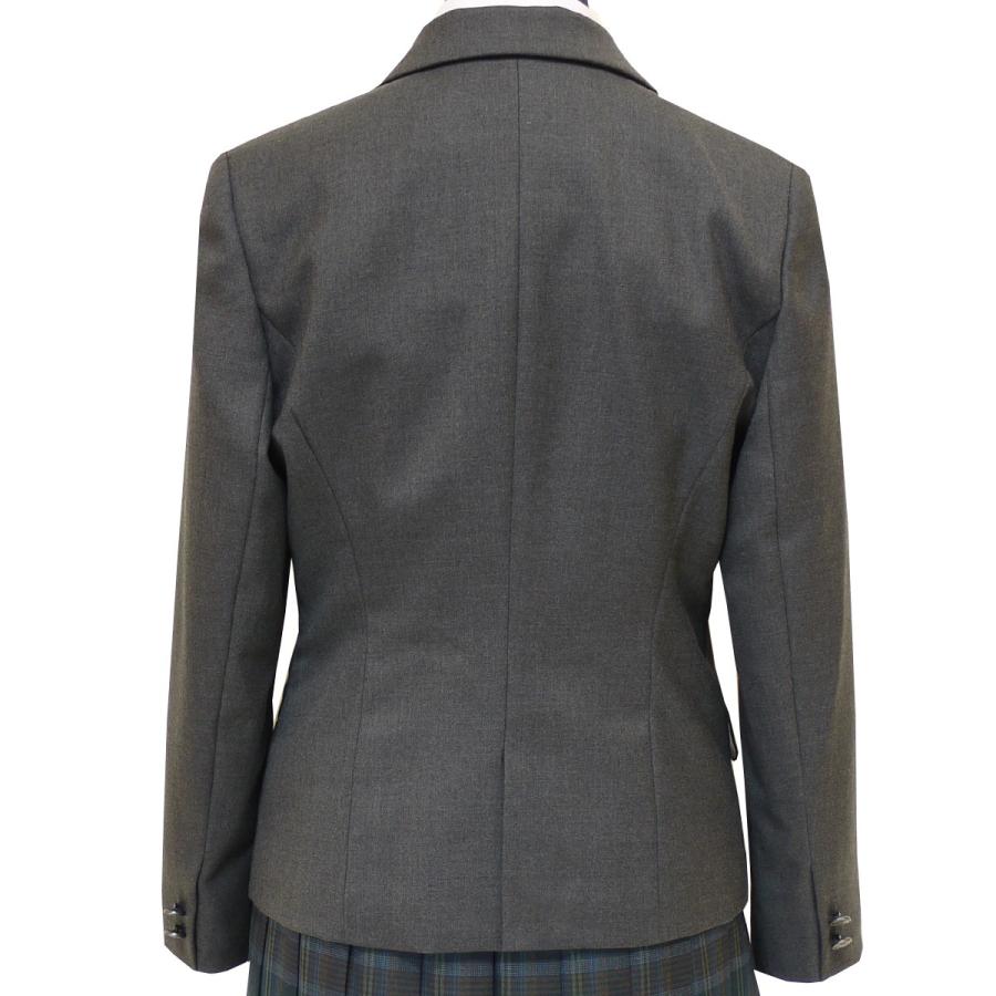 トンボ学生服 &be 制服 ブレザー 女子 アンビー スクールブレザー 2つボタンシングルジャケット GRAY VLM30-08 TOMBOW ...