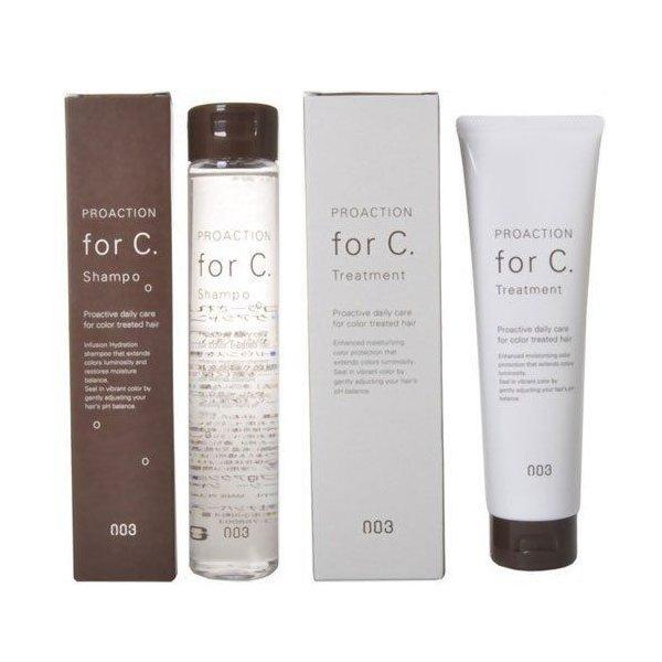 no3 ナンバースリー プロアクションフォーシー forC シャンプー 170ml + トリートメント 150g セット : SilkyLife-Yahoo!店 - 通販 - Yahoo!ショッピング