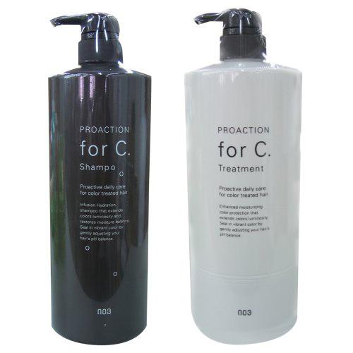 no3 ナンバースリー プロアクションフォーシー forC シャンプー 1000ml 1L + トリートメント 1000g 1Kg セット : SilkyLife-Yahoo!店 - 通販 ...