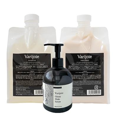 deartech ディアテック ヴァリジョア シャンプー 1000ml + トリートメント 1000g グロッシーメイクセラム 300ml セット : SilkyLife-Yahoo!店 ...