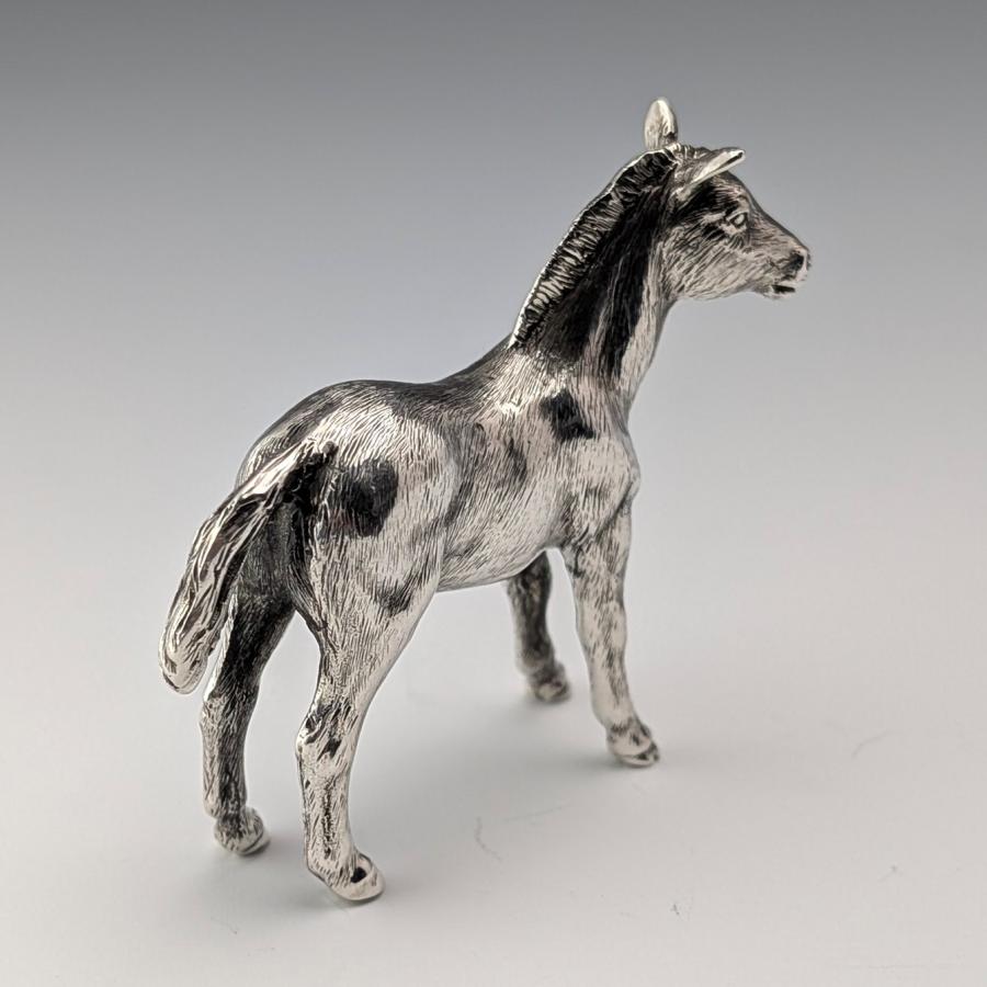 1979年 英国ヴィンテージ 純銀製 ホース 馬 ミニチュア フィギュリン 53g BSE Products : アンティークショップSILVER-LUG - 通販 - Yahoo!ショッピング