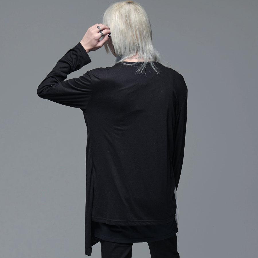 ロンT メンズ ブランド 無地 薄手 Tシャツ 長袖 ロング ドレープ 大きい レディース 黒 白 春 秋 : SILVER BULLET Yahoo!店 - 通販 - Yahoo!ショッピング