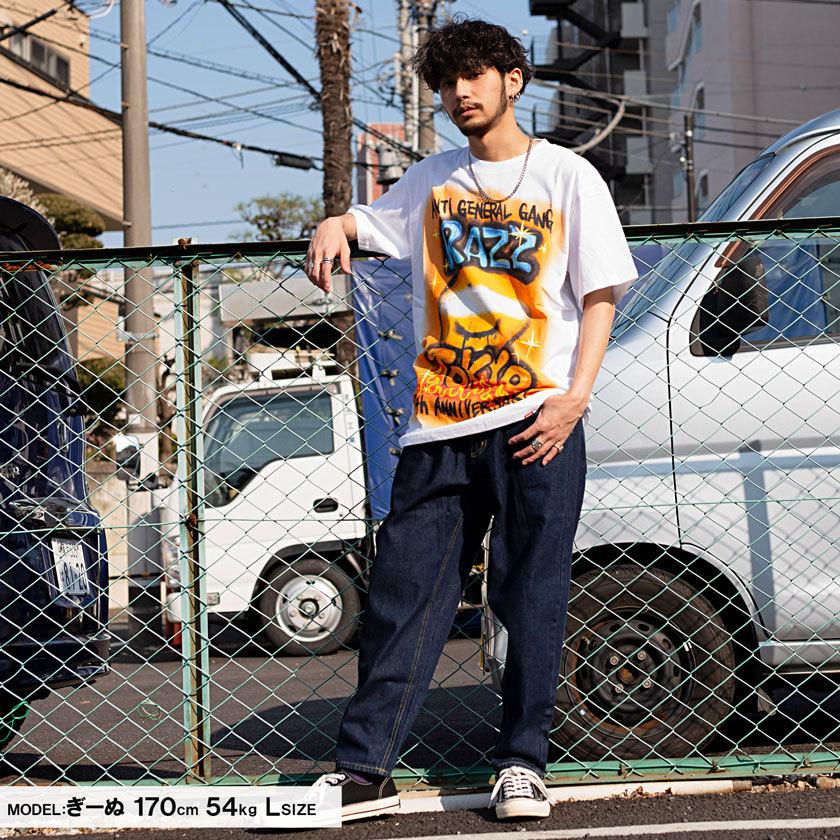 RAZZIS Tシャツ メンズ 半袖 ラズ おしゃれ カットソー 7周年 記念 スプレープリント ユニセックス ストリート 春 夏 : SILVER BULLET Yahoo!店 - 通販 ...