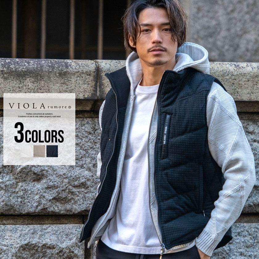 VIOLA ヴィオラ ビオラ 中綿ベスト メンズ ブランド 防寒 暖かい VIOLA ヴィオラ ビオラ 中綿ベスト メンズ ブランド 防寒 暖かい