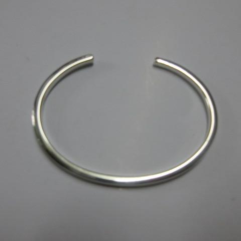 新品 シルバーバングル 925 3mm SM ヘビー シンプル g652 :g652:シルバーshopジョージア - 通販 - Yahoo!ショッピング