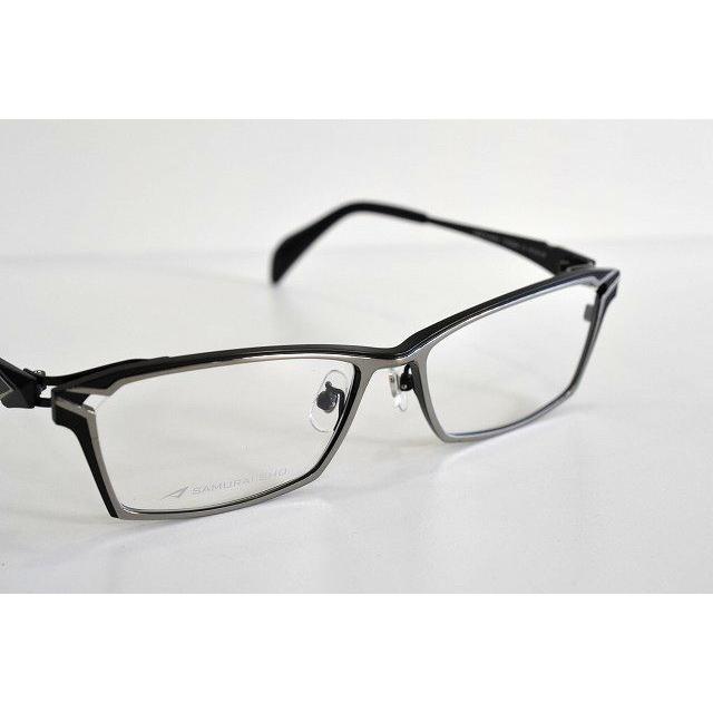 SAMURAI SHO サムライ翔 メガネフレーム メタル SS-J209 ブラック : ss-j209-3 : シルバーズメガネ - 通販 - Yahoo!ショッピング