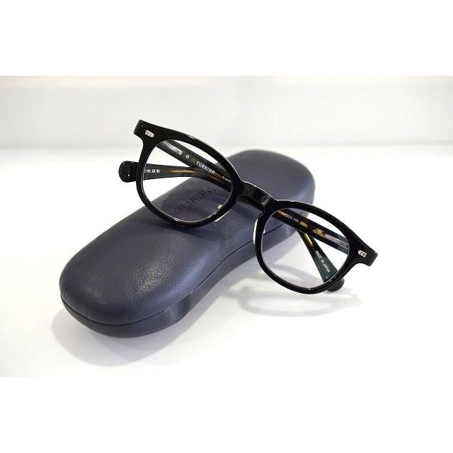 TURNING ターニング メガネフレーム セル枠 T-1103 ブラック : t-1103-1 : シルバーズメガネ - 通販 - Yahoo!ショッピング