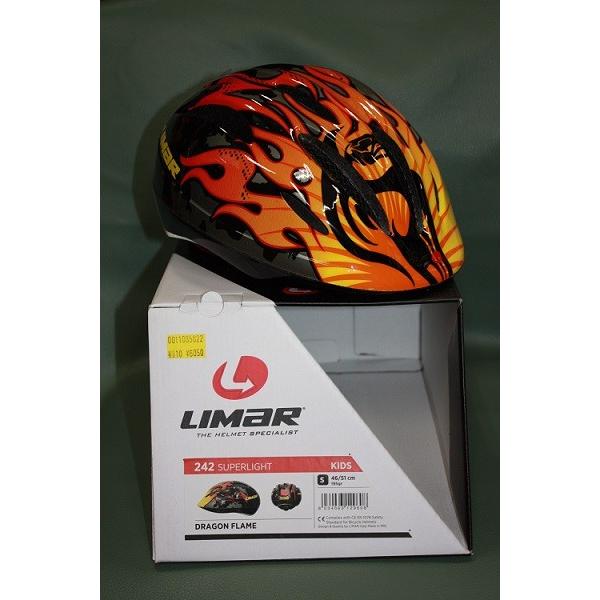 リマール LIMAR 242 KIDS ドラゴンフレイム S 46/51cm 195gr サイクリング 幼児用 ヘルメット : シルバー ...