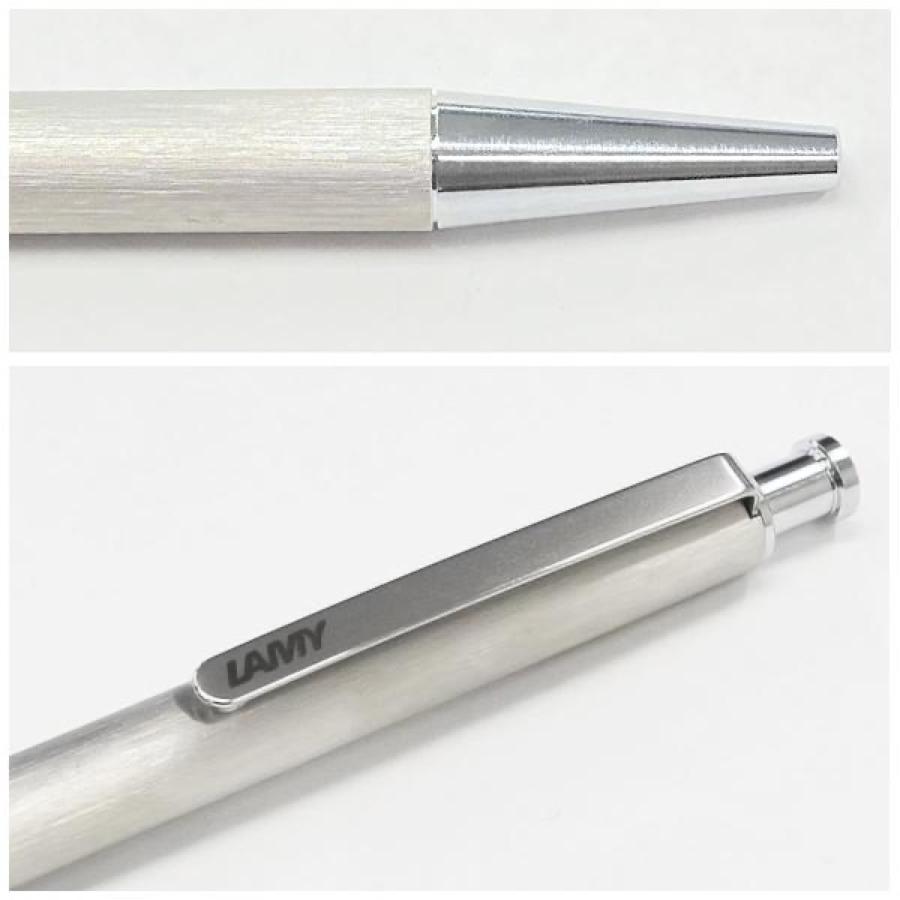 LAMY L245 高級 ボールペン STシリーズ 替え芯付き 黒 青 ステンレス 油性 ギフト箱入 ドイツ製 プレゼント ラミー (2C ...