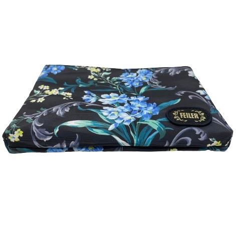 feiler（フェイラー） ポーチ エーデルブラウ 黒 ファイユシリーズ ポリエステル素材 プリント柄 EBLF-232040-BK クリック ...